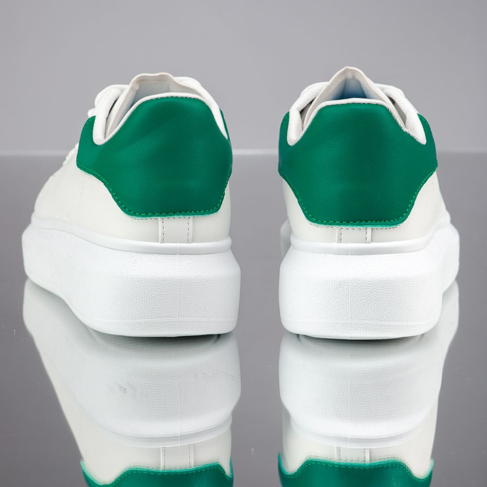 Adidasi Dama Gracie Albi/Verzi #13583 | OneFashionRoom.Ro